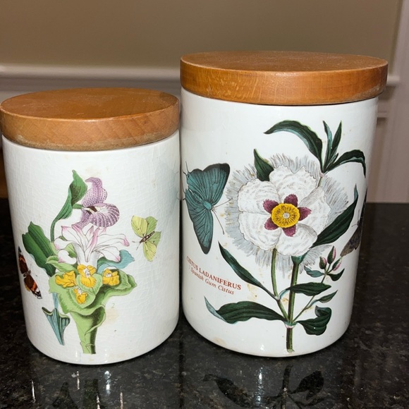 Portmeirion | Kitchen | Vintage Portmeirion Botanic Garden Canisters ...